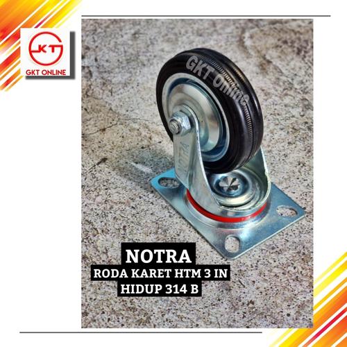 Jual Notra Roda Karet Hidup 3 Inch/Roda Trolly 3 Inch - Jakarta Pusat ...
