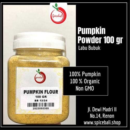 Jual Organic Pumpkin Powder / Labu Bubuk / Pumpkin Flour / Tepung Labu ...