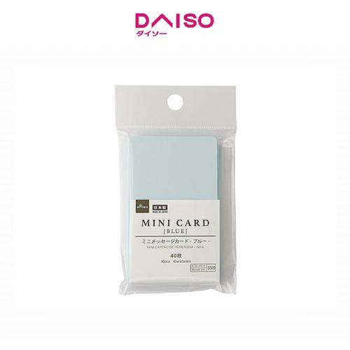 Jual Daiso Mini Message Card - Blue - 40 pcs - - Kota Bandung - DAISO ...