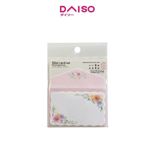 Jual Daiso Small Card Set Flower Pattern - Kab. Tangerang - DAISO JAPAN ...