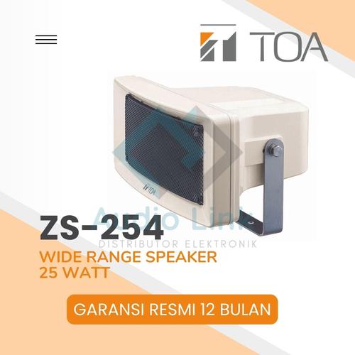 Jual Wide Range Speaker TOA ZS-254 25W for Paging & BGM - Jakarta Utara ...