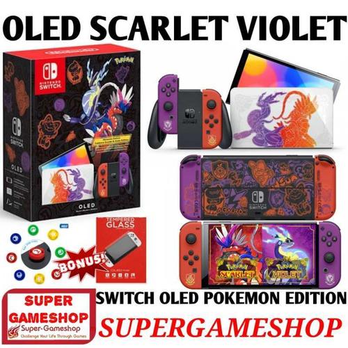 Promo Nintendo Switch OLED Pokemon Scarlet Pokemon Violet Edition OLED ...