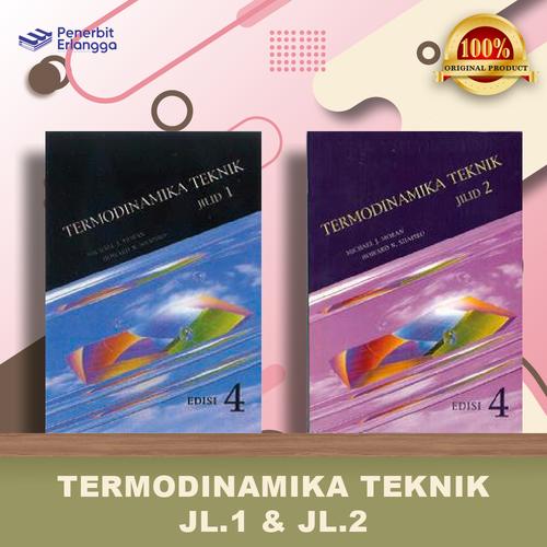 Jual [Erlangga] Buku Paket Termodinamika Teknik Jilid 1 dan Jilid 2 - Perguruan Tinggi - JILID 1 ...