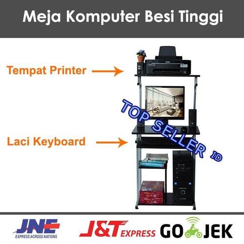 Jual MEJA KOMPUTER RANGKA BESI RAK KERJA HUGA H 905 LUNAR MEJA KERJA ...