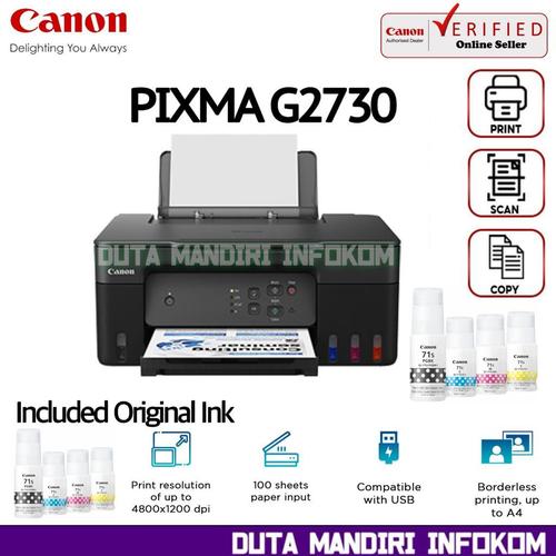 Promo Canon PIXMA G2730 - AIO Print Scan Copy InkTank Printer [G2020 ...