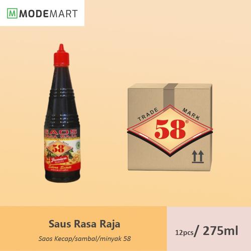 Jual Saos 58 - Saos Rasa Raja 275ml (1 Karton / 12 Pcs) - Kota Bandung ...