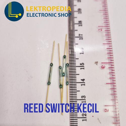 Jual Reed Switch KECIL Gold 12mm sensor magnet saklar magnetic door ...