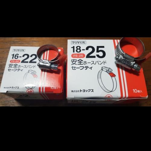 Jual Toyox Clamp FS-25 (1 BOK ISI 10 PCS) Stainless / Klem selang toyox ...