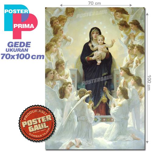 Jual Poster Prima REPRODUKSI LUKISAN: BUNDA MARIA #PT032 - ukuran ...