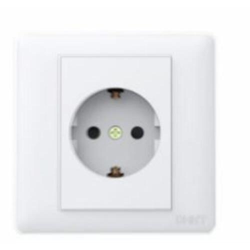 Jual CHINT NEW2M - M10940 German Socket 16A 250V - Snowy White ...