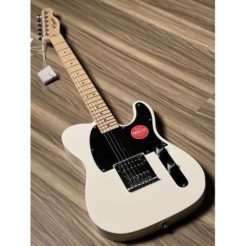 Jual Squier Sonic Esquire H w/Black Pickguard with Maple FB in Arctic White - Jakarta Utara ...