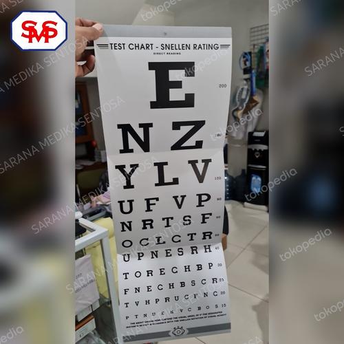 Jual Snellen Chart - Jakarta Timur - Sarana Medika Sentosa | Tokopedia