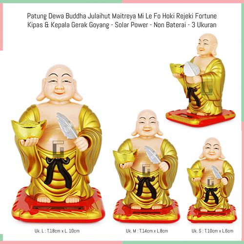 Jual Patung Pajangan Dewa Buddha Julaihut Maitreya Mi Le Fo Hoki Rejeki ...