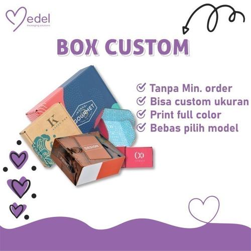 Jual Box Kardus Premium (5x5x12 cm) Custom Packaging Cetak FULL COLOR ...