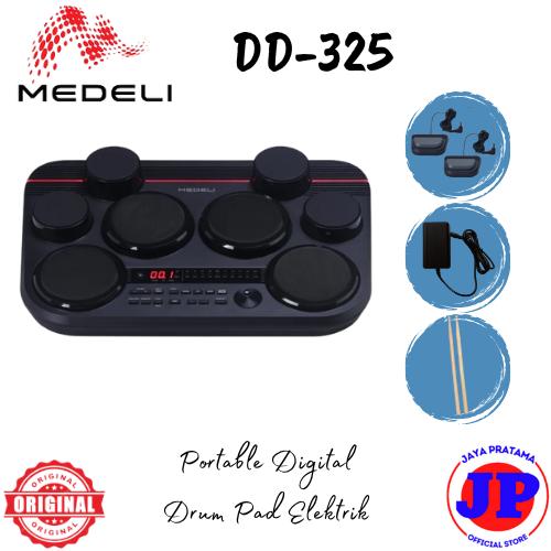 Jual Medeli DD325 Portable Digital Drum Pad Elektrik Original DD-325 ...