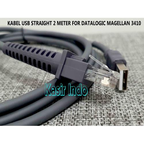 Jual CABLE | KABEL SCANNER USB LURUS 2 METER DATALOGIC MAGELLAN 3410 ...