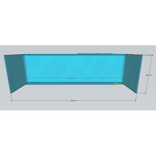Jual CUSTOM ACRYLIC MEJA/DUDUKAN MODEL BENDING 68X20X20 CM - Jakarta ...