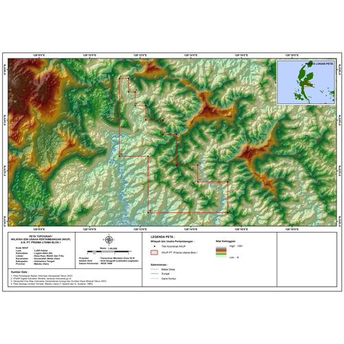 Jual Peta Topografi Wilayah (Peta GIS) - Kota Makassar - Buatpetamurah | Tokopedia