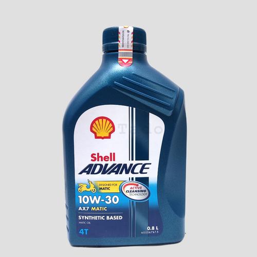 Jual Oli Shell Advance AX7 MATIC 10W-30 API SN JASO MB 0.8 Liter ...