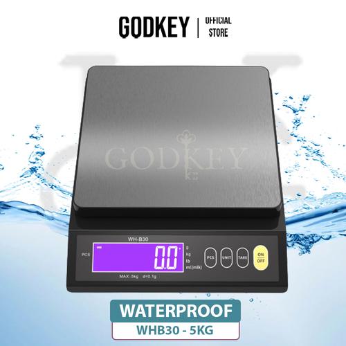 Promo Timbangan Digital anti air WH-B30 Waterproof Dapur Kue Kap 5Kg 10 Kg - WH-B30 5KG - Kab ...