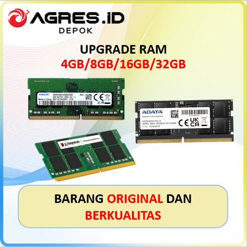 Jual UPGRADE RAM 8GB / 16GB - RAM SODIM 4GB - Kota Depok - Agres ID ...
