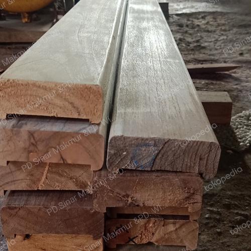 Jual Railing tangga kayu,Handrail kayu,Pegangan Kayu Oven - 5x7x100cm ...