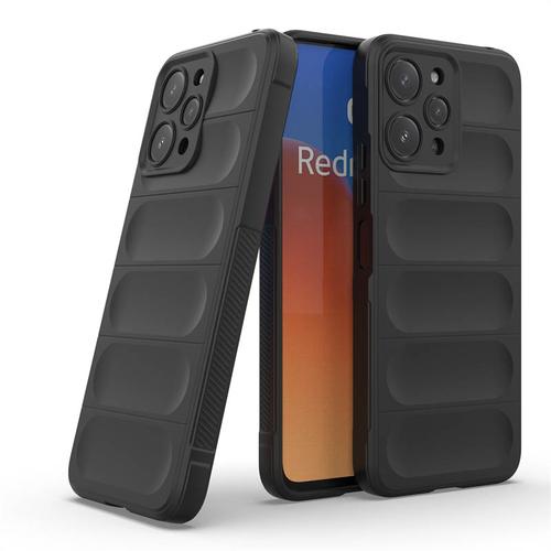 Promo Armor Bump TPU Case Xiaomi RedMi 12 4G - Casing Black Soft Cover ...