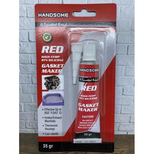 Jual Lem Red Silikon 35 gram HANDSOME Gasket Maker High Temp Red ...