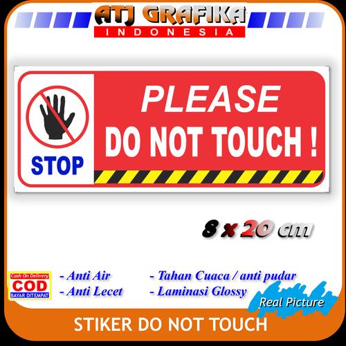 Jual Stiker please do not touch dilarang mengganggu sticker keamanan ...