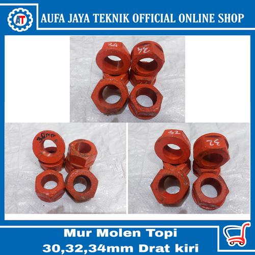 Jual mur molen semen drat kiri/molen aduk/molen semen - mur 30mm - Kab ...