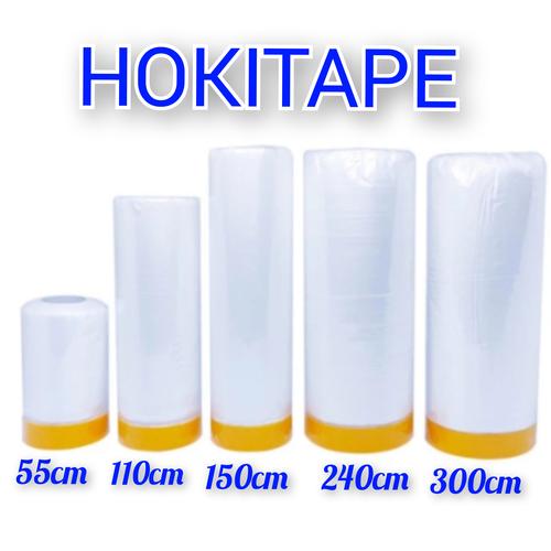 Jual 20METER PLASTIK COVERING Masking Tape | Tape Film With Plastik ...