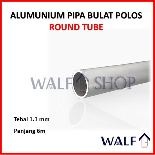 Jual Pipa Alumunium Tebal 1.1 mm panjang 6 meter TOLONG BACA DESKRIPSI ...