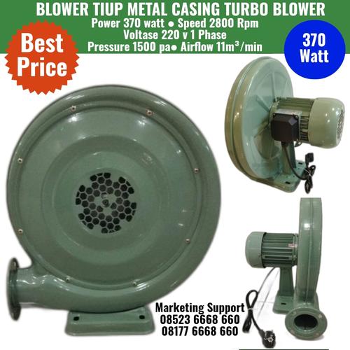 Jual Blower Tiup Turbo Pressure Blower Metal Casing 370Watt 2800 Rpm ...