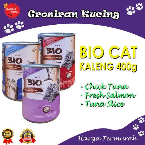 Jual BIO CAN 400G CAT KALENG WET FOOD IN GRAVY ALL STAGE / SEMUA UMUR ...