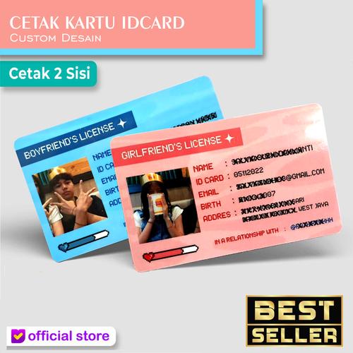 Jual Cetak ID Card PREMIUM/member card/ kartu parkir / bahan PVC tebal ...