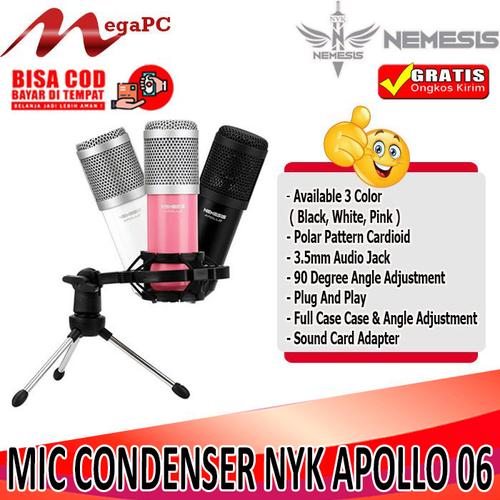 Jual Microphone / Mic Condenser Audio NYK Nemesis MCA-06 Apollo - Pink - Kota Bekasi - megaPc ...