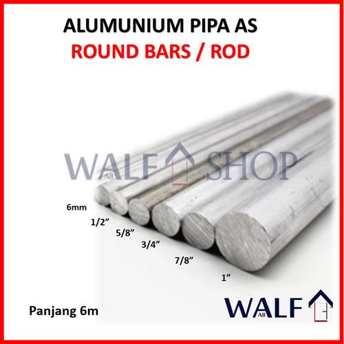 Jual Round Bars atau Pipa As Alumunium - Pjg 6 mtr TOLONG BACA ...