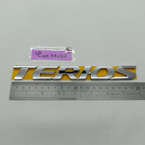 Jual Emblem Logo Terios Dimensi Pjg 20,3 cm ,Lebar 2.3 cm Original 2018 ...