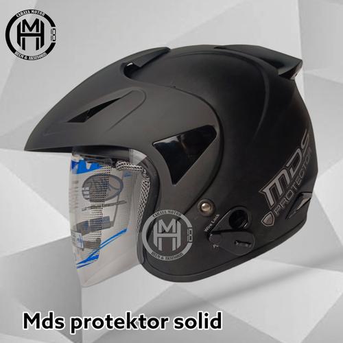 Jual HELM MDS PROTECTOR SOLID|HALF FACE ALL VARIAN WARNA Motorcycle ...
