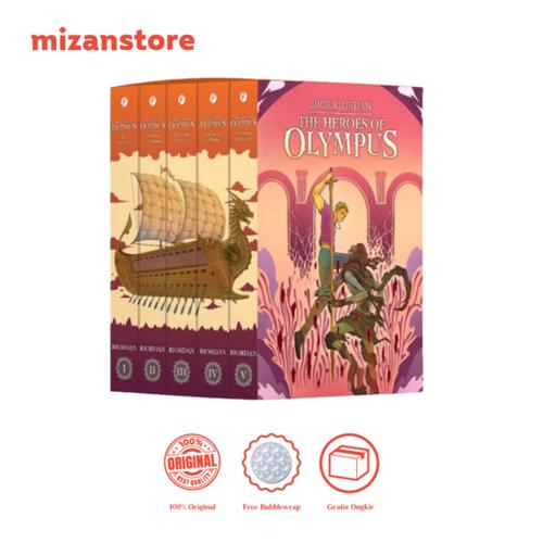Promo BOXSET BUKU NOVEL : THE HEROES OF OLYMPUS - RICK RIORDAN ...