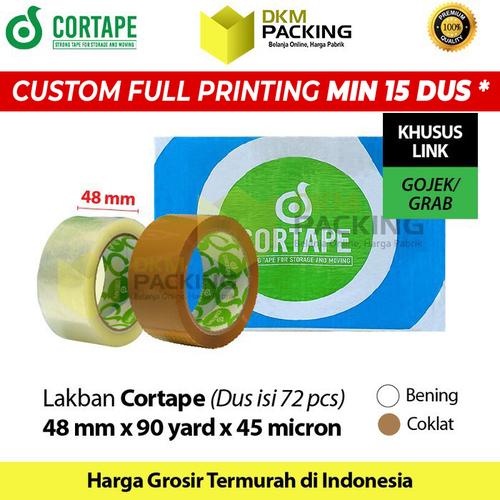 Jual Lakban 48mm x 90yard CORTAPE Plakban Isolasi OJOL TERMURAH /DUS ...
