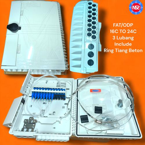 Jual odp 16 core sunsea, fat 16 core, ftth box 16 core - kosongan ...
