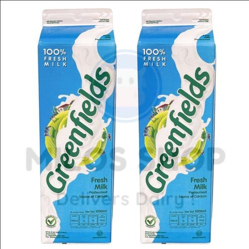 Jual Susu Greenfields Fresh milk 1 liter - Greenfields 1L - Kota ...