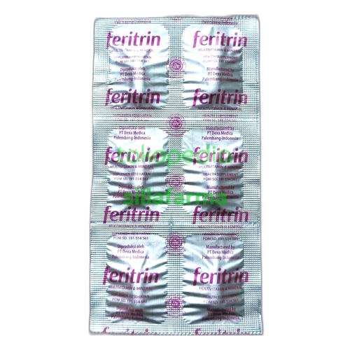 Jual feritrin multivitamin /strip - Jakarta Utara - sillafarma | Tokopedia