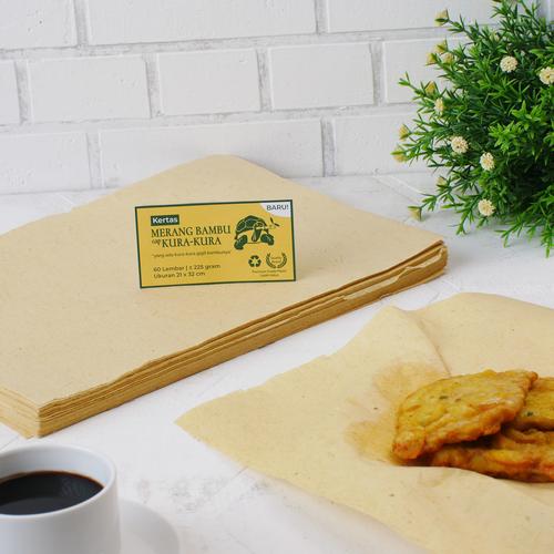 Jual Kertas Merang Cap Kura Kura / Kertas Serap Minyak Makanan (60 ...