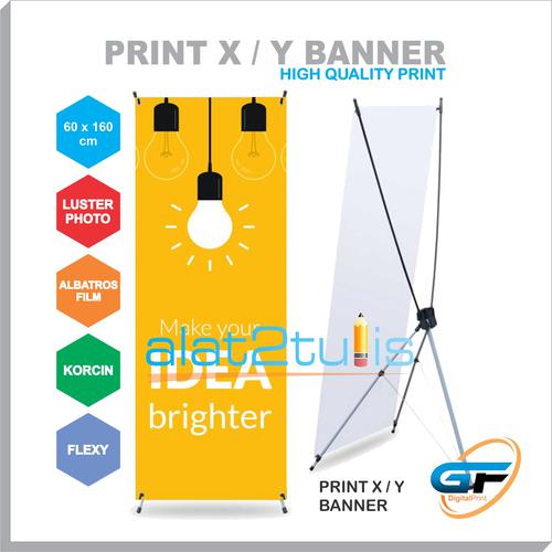 Jual X Banner 60 X 160 cm + Print | Cetak UV + Tiang Besi - ALBATROS ...
