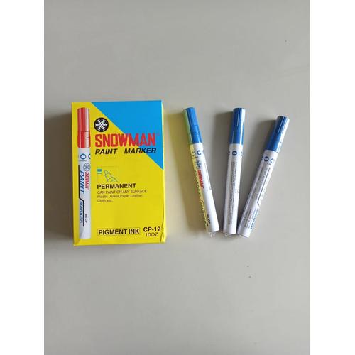 Jual Spidol Paint Marker Snowman Permanen Medium / Fine / Extra Fine ...