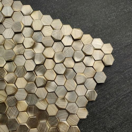 Jual Mosaic Venus Deluxe Sequin Gold Mosaic Dinding Interior Mewah ...