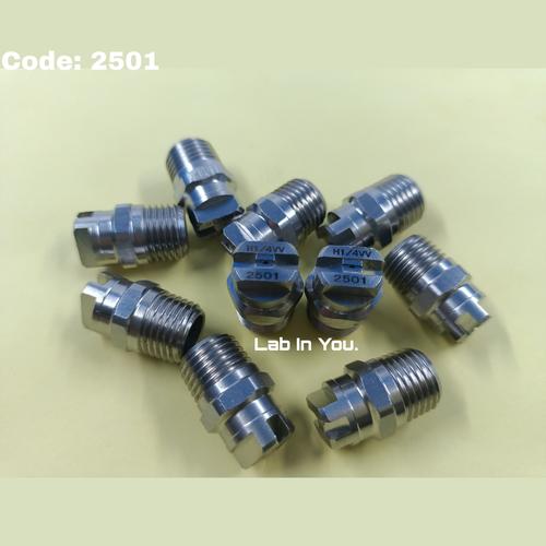 Jual Nozzle V Jet Stainless Steel 1/4(Type 2501)-Nozzle Jet Flat Fan ...