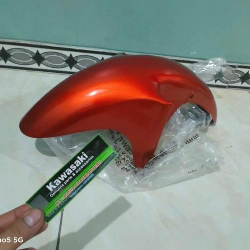 Jual spakbor depan ninja RR 150/ninja RR 150 old orange original - Kota ...